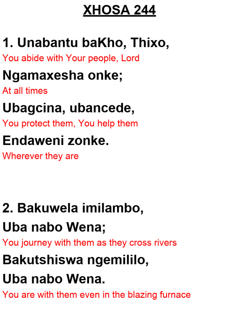 244 Unabantu BaKho, Thixo | PDF | Religion & Spirituality | Poetry