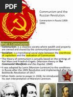 History GR 11 Lenin's Economic Policies | PDF | Communism | Vladimir Lenin