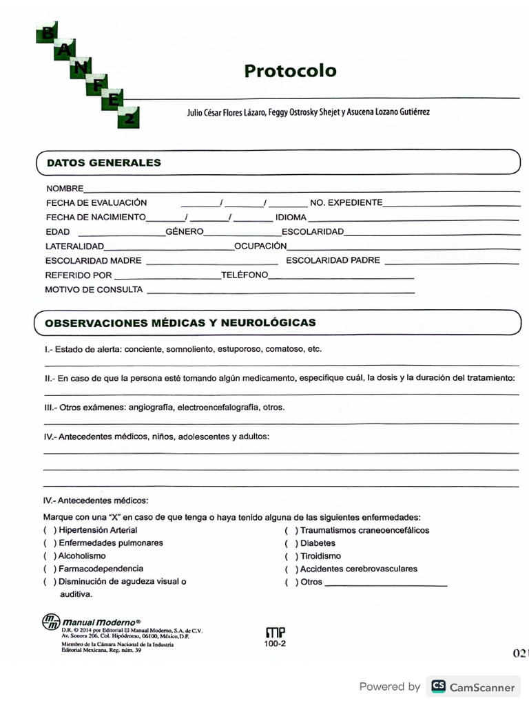 Banfe 2 Protocolo | PDF