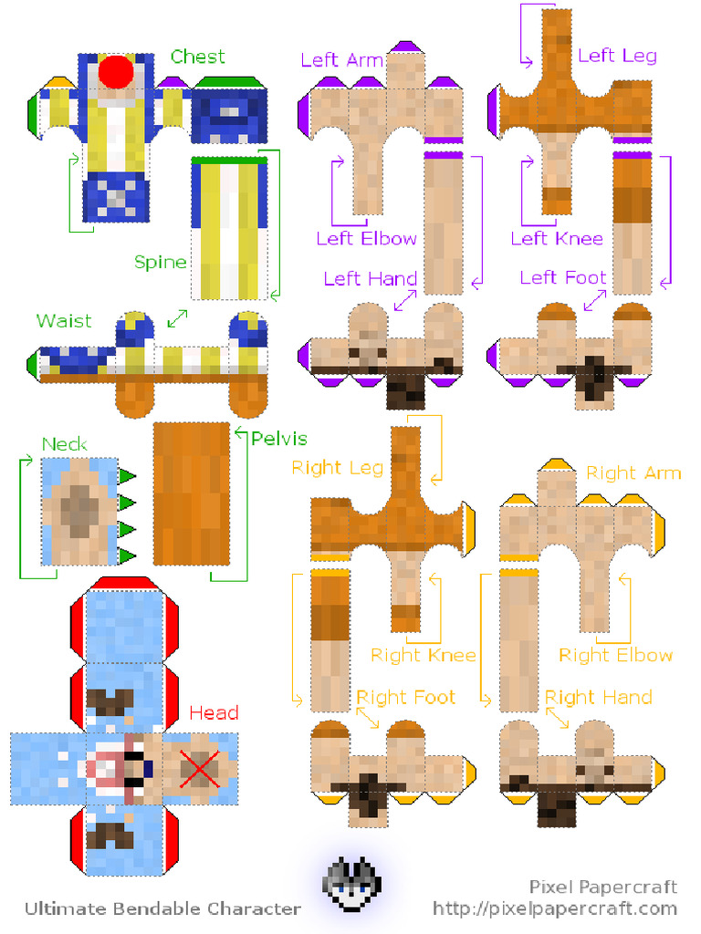 Minecraft Bendable Character | PDF