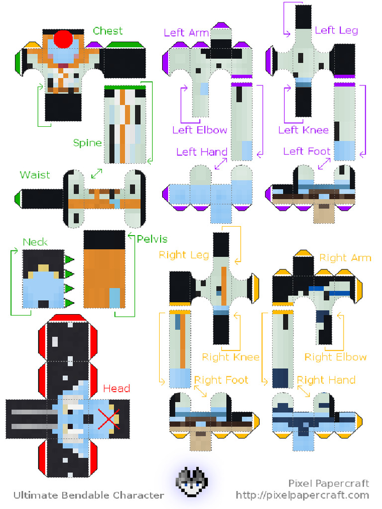 Minecraft Bendable Character | PDF