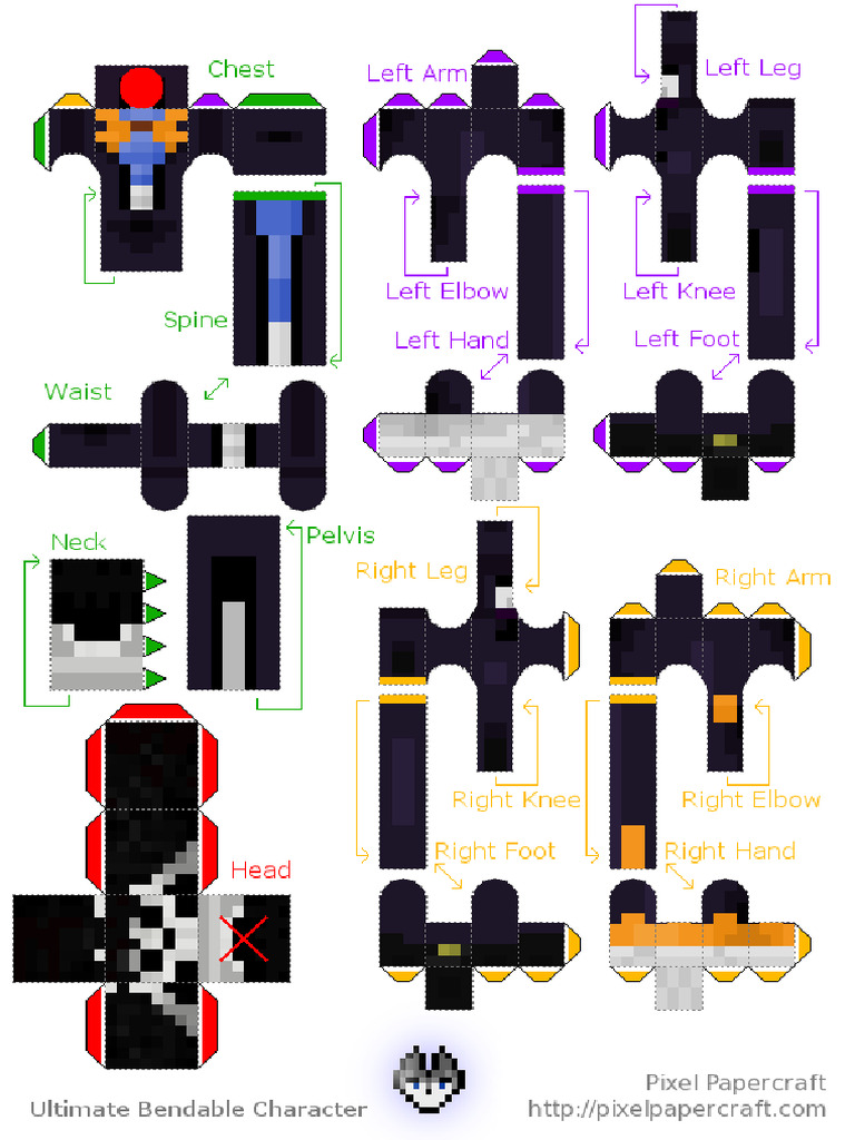 Minecraft Bendable Character | PDF