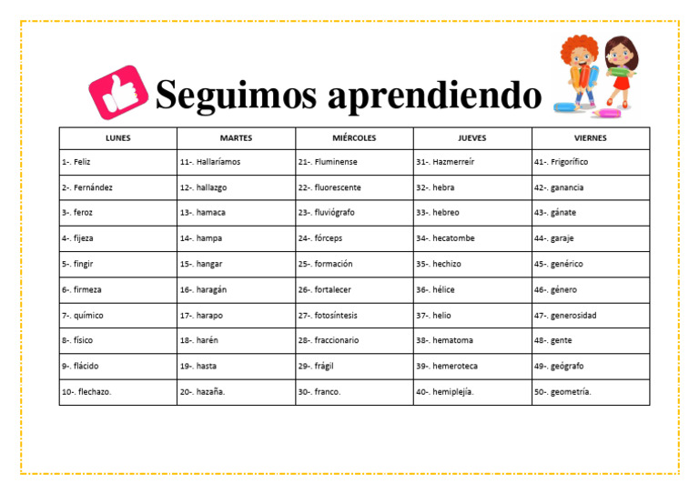 Dictado - 4to de Primaria - 9 Semana | PDF