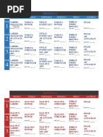 Insanity Max 30 Workout Calendar | PDF | Sports