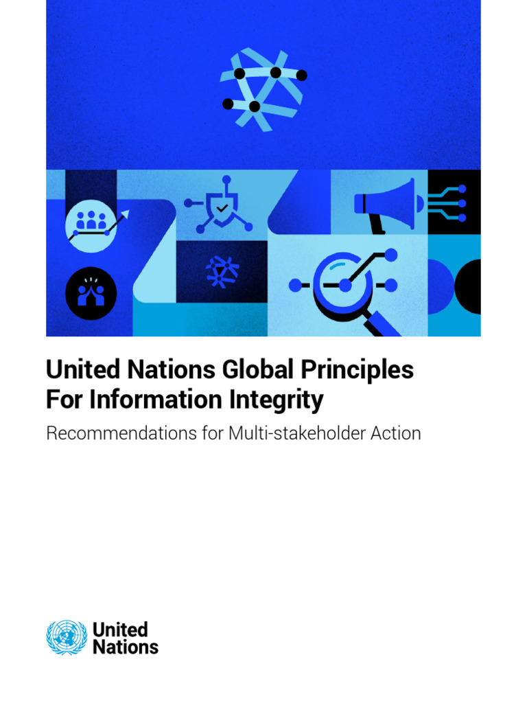 Un Global Principles For Information Integrity en | PDF | Artificial ...