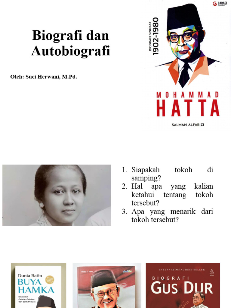 Perbedaan Biografi dan Autobiografi | PDF