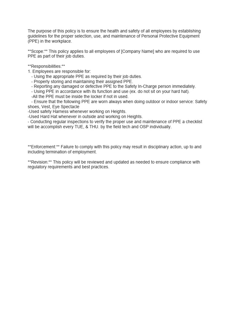 Guidelines PPE | PDF | Technology & Engineering