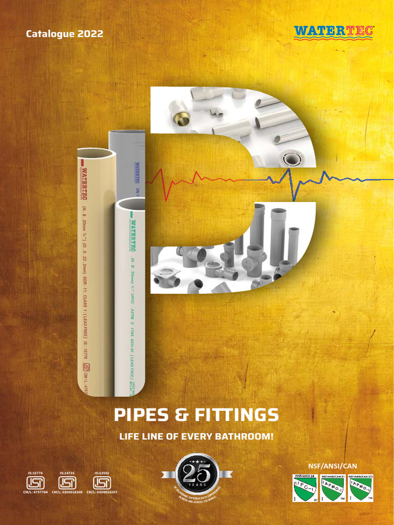 Pipes & Fittings: Catalogue 2022 | PDF | Pipe (Fluid Conveyance) | Polyvinyl Chloride