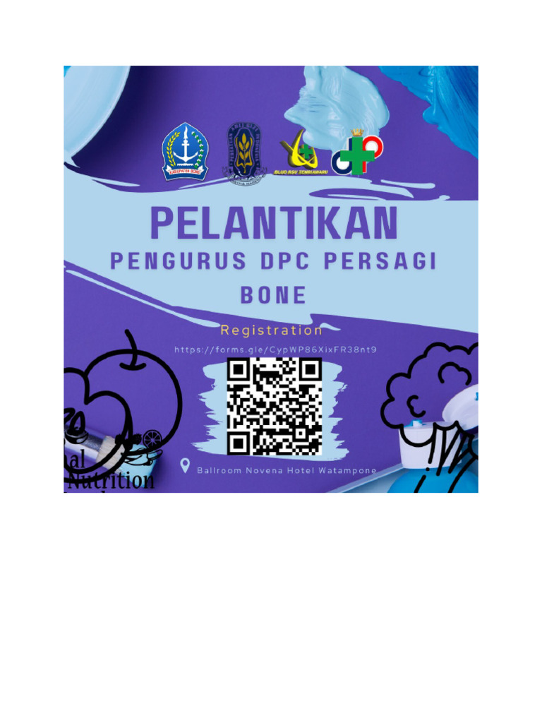 Registration Pelantikan Persagi | PDF