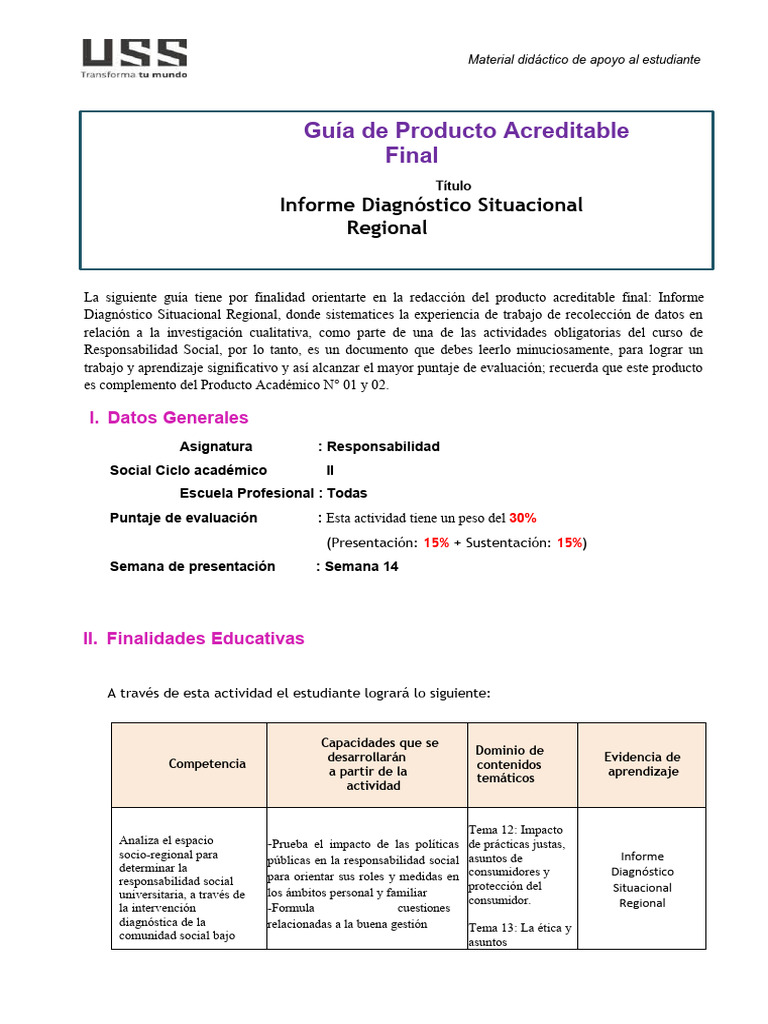 Guía PAF-2024-1 | PDF | Evaluación