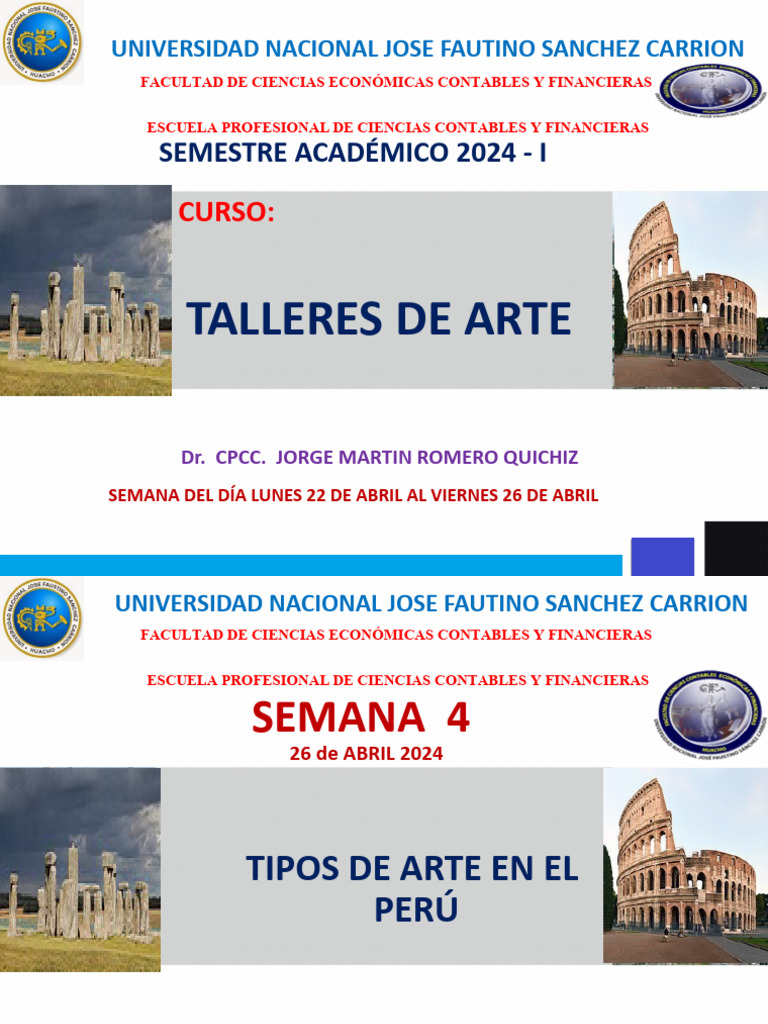 Tipos de Arte en el Perú: Guía Completa | PDF | Perú | Escultura