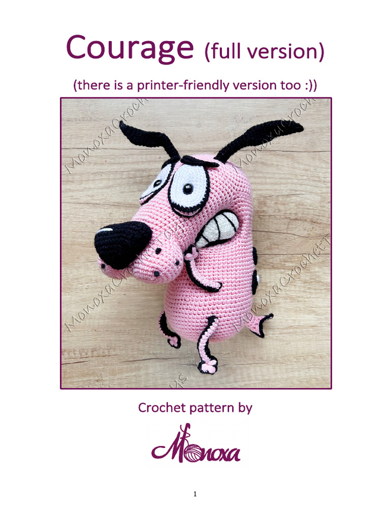 Courage | PDF | Crochet | Yarn