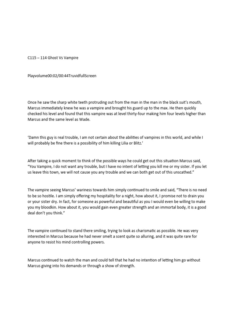 Fantasy Showdown: Ghost vs Vampire | PDF | Vampires