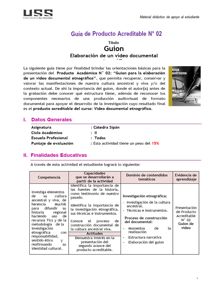 Guía PA2 | PDF | Etnografía | Evaluación