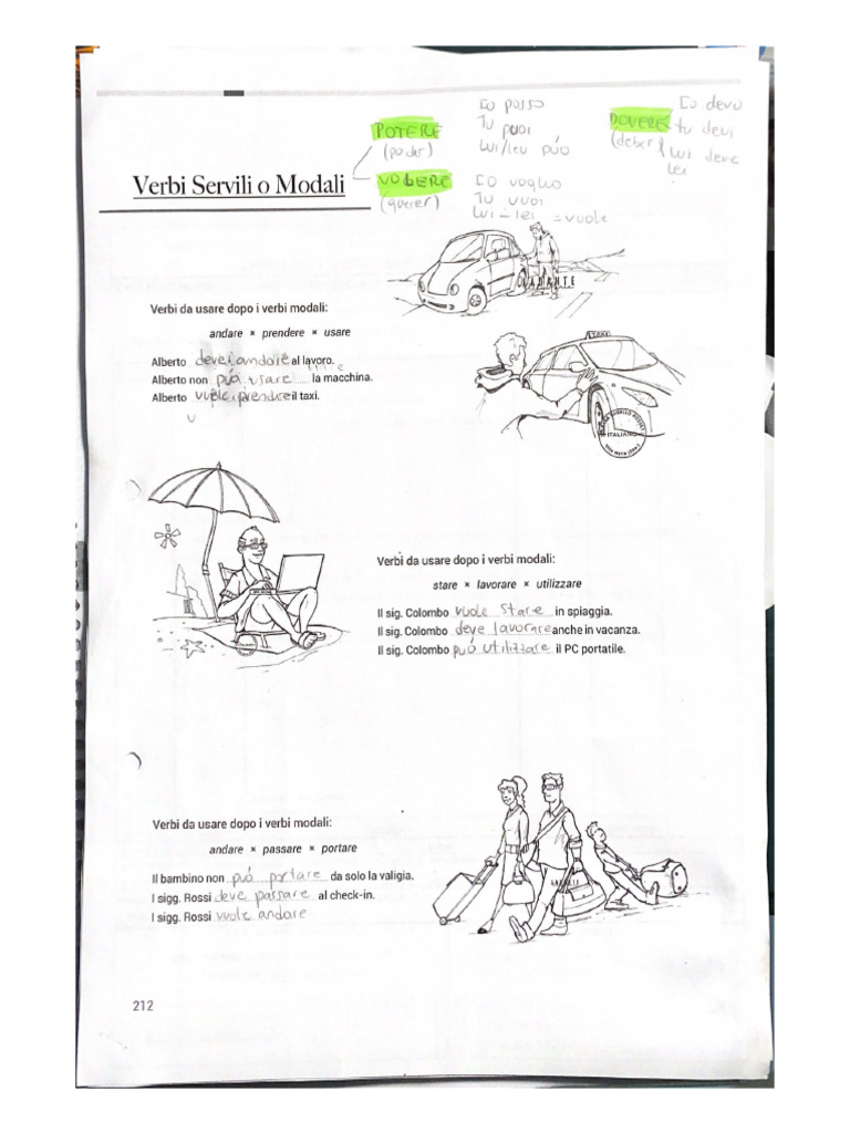 Verbi Servili o Modali | PDF