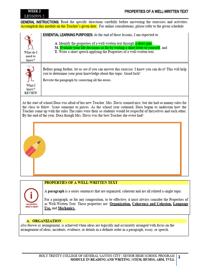 Analyzing Well-Written Texts | PDF | Teachers | Paragraph