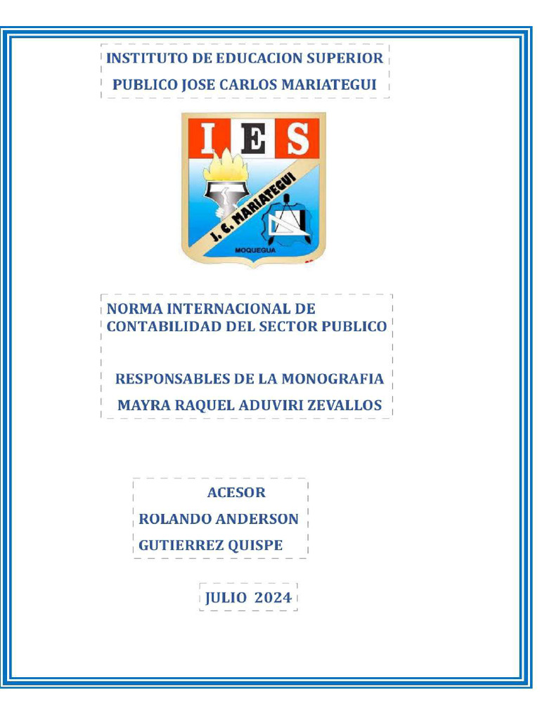 NICSP Merged | PDF | Estado financiero | Contabilidad