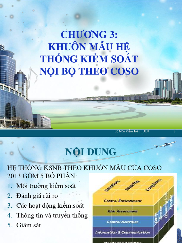 Chương 3: Khuôn Mẫu Hệ Thống Kiểm Soát Nội Bộ Theo Coso | PDF