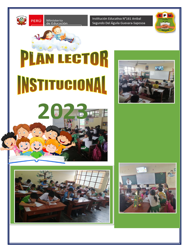 Plan Lector Institucional-2024 | PDF | Educación primaria | Enseñando