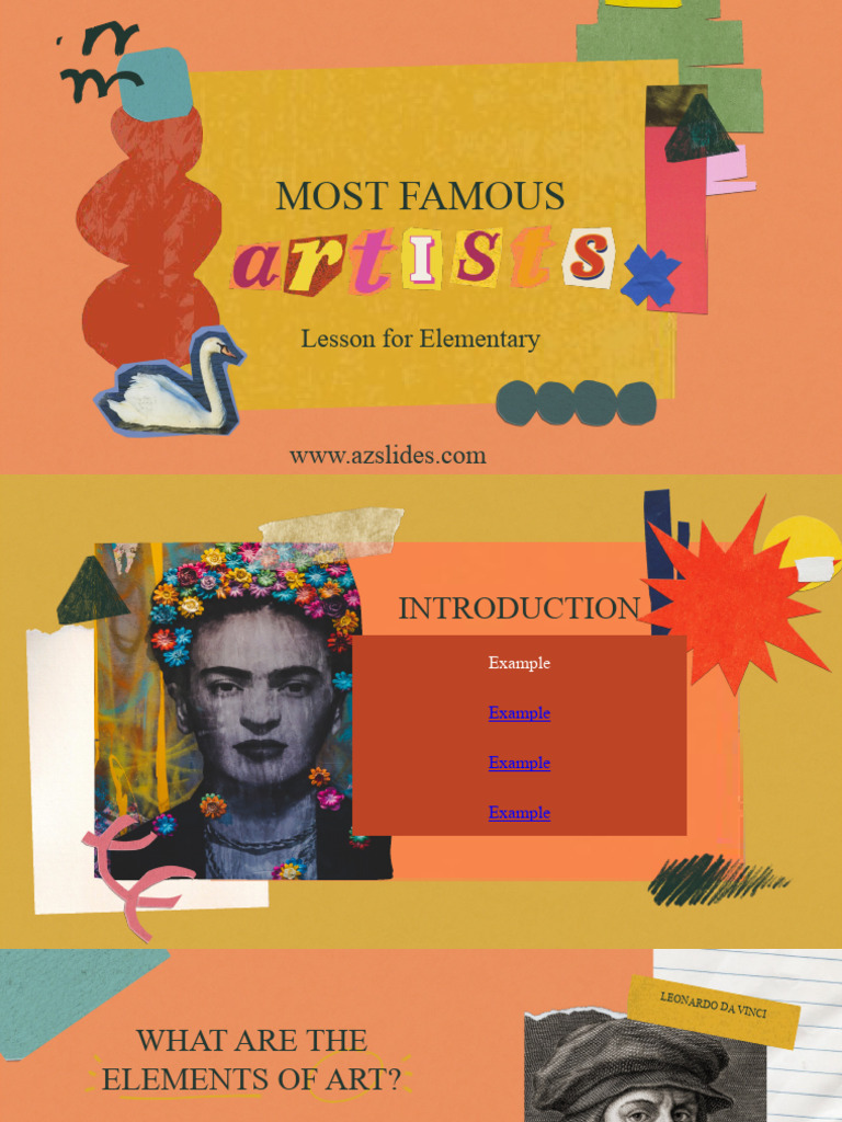 Most Famous Artists Lesson | PDF | Paintings | Plastic Arts