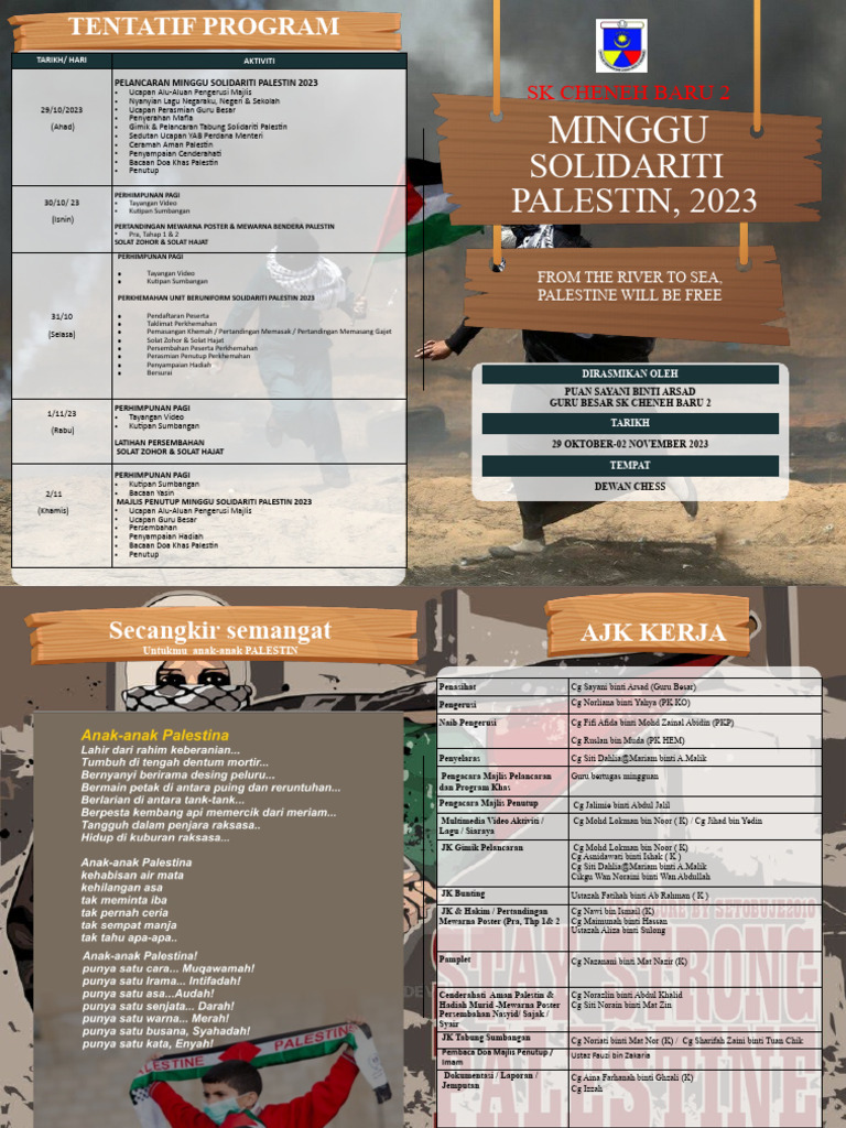 Template Buku Program Camping, Perkhemahan 1 Bi Fold Cikgugrafik | PDF