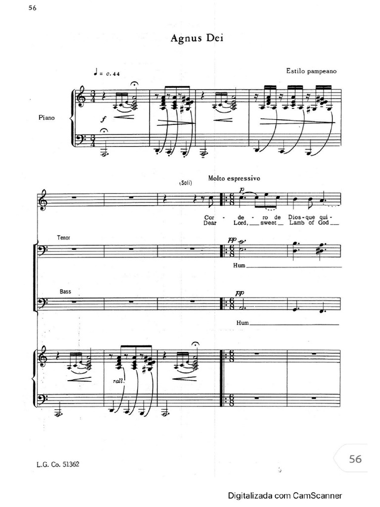 Agnus Dei Pdf