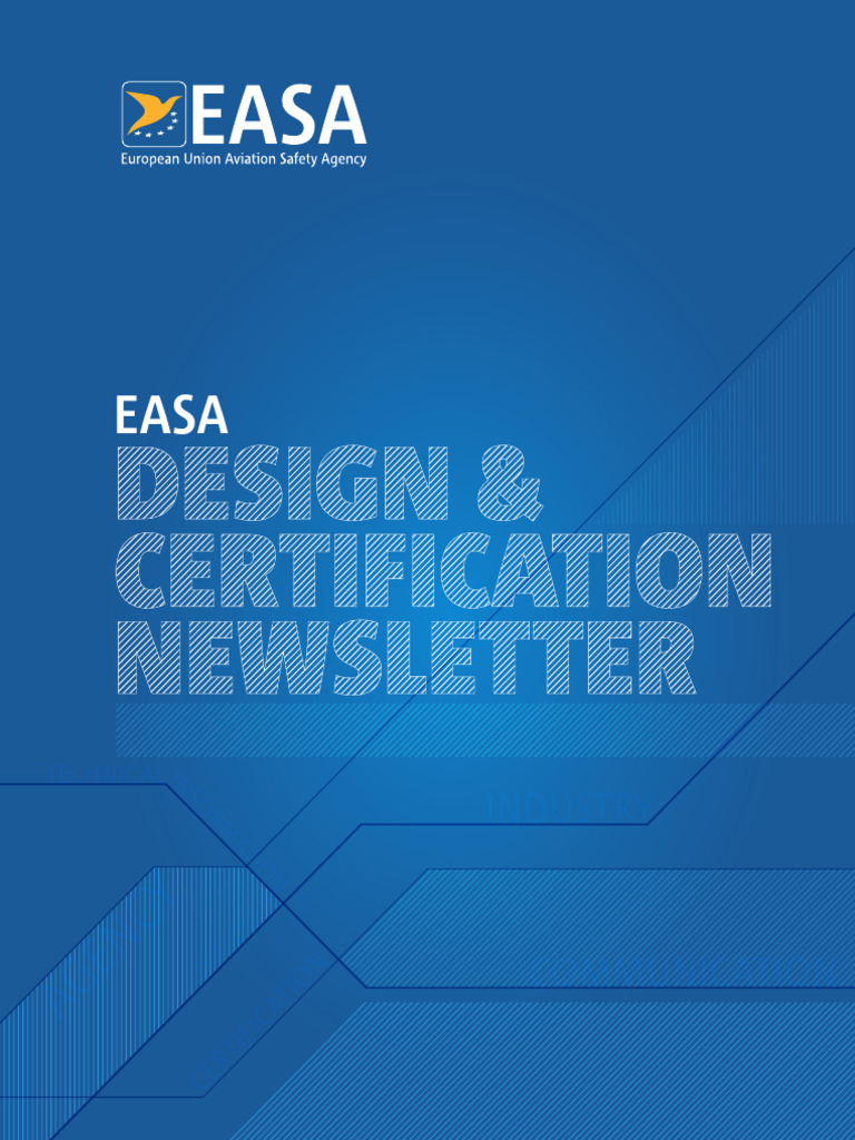 EASA Design & Certification Newsletter | PDF | Transport | Aviation