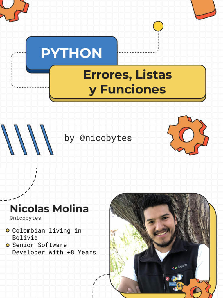 Errores Listas y Funciones Platzi | PDF | Python (lenguaje de programación) | Programación de ...