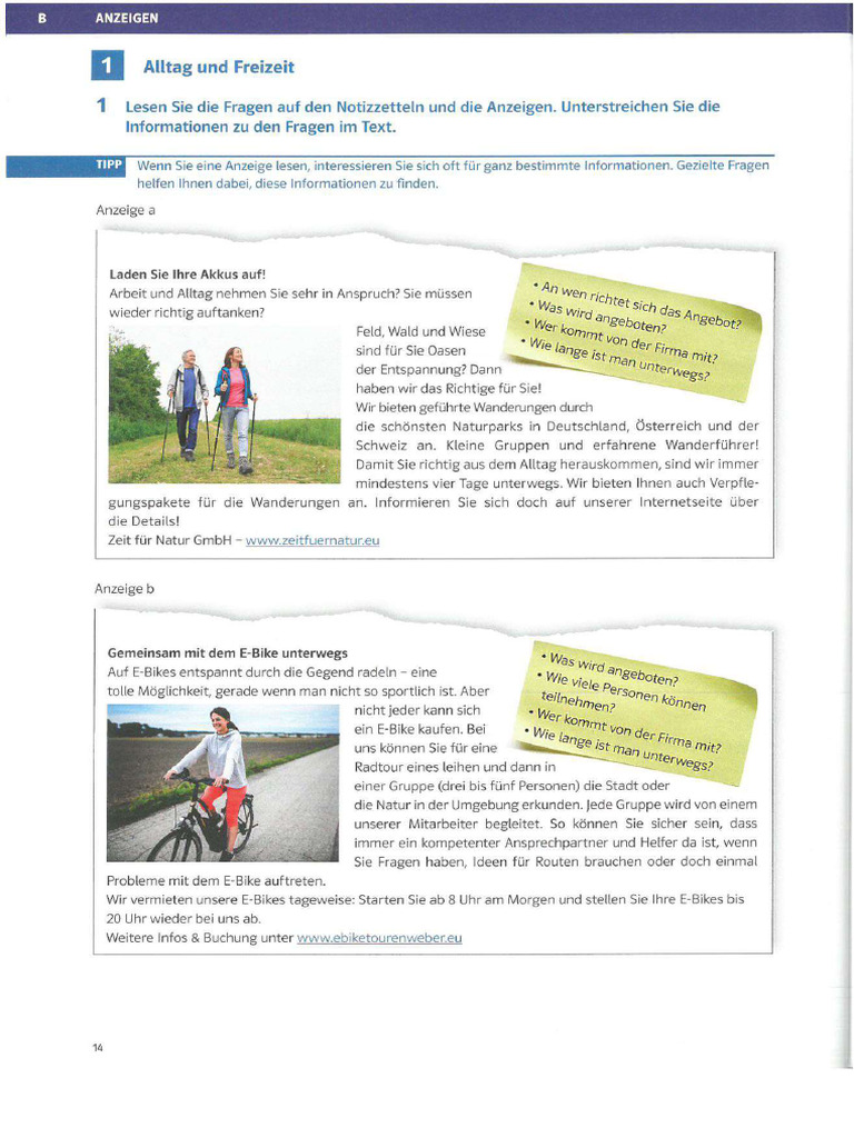 Lesen - Alltag, Freizeit Und Arbeit | PDF