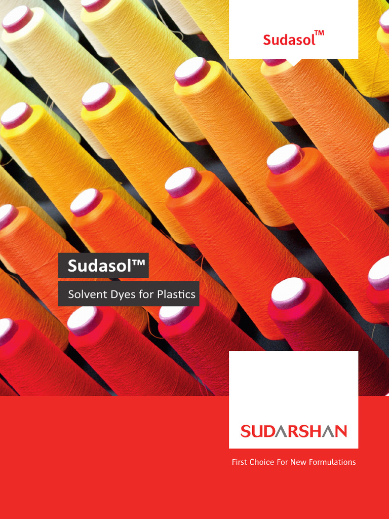 Sudasol Solvent Dyes For Plastics Brochure | PDF | Poly(Methyl ...