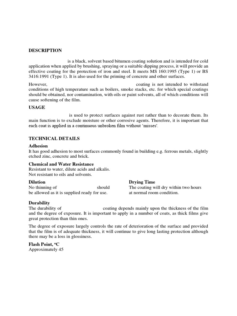 Solvent Based Primer Pdf Coating Metals