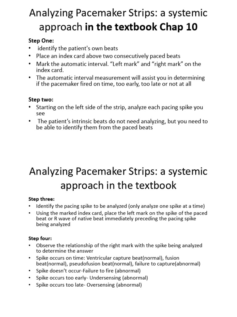 Pacemaker Strips | PDF | Artificial Cardiac Pacemaker | Clinical Medicine