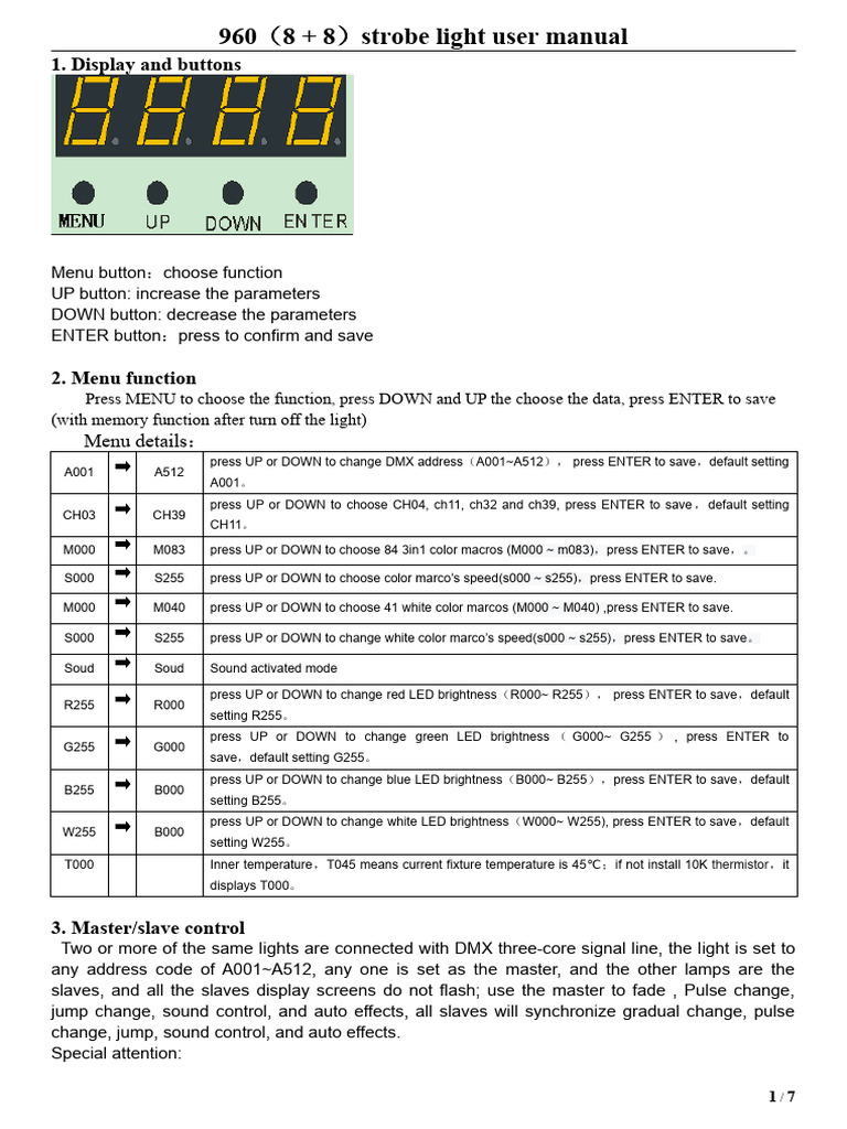 960 Strobe Light User Manual | PDF | Information And Communications ...