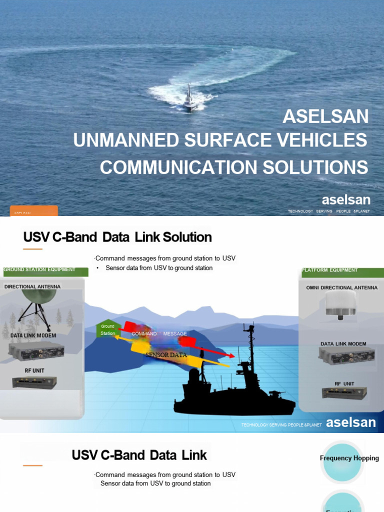 Aselsan Unmanned Surface Vehicles Communication Solutions | PDF | Ground Station ...