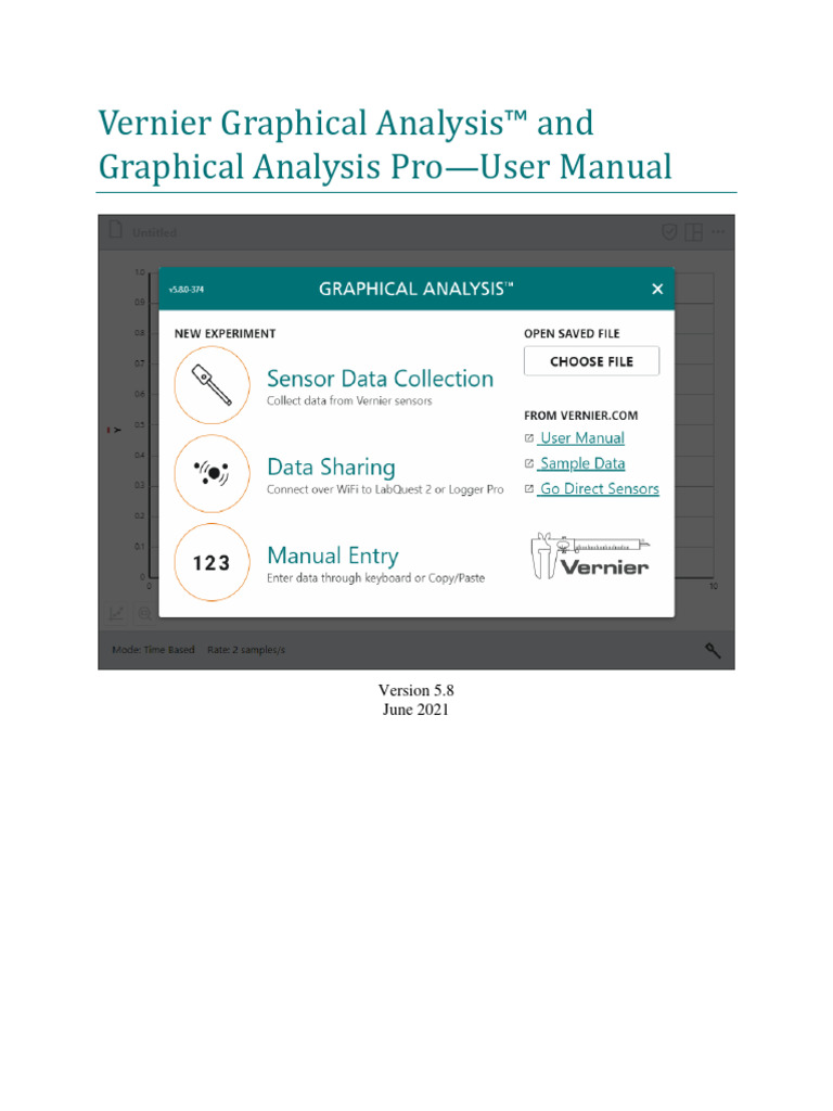 Graphical Analysis User Manual v5.8 | PDF | Mobile App | Ios