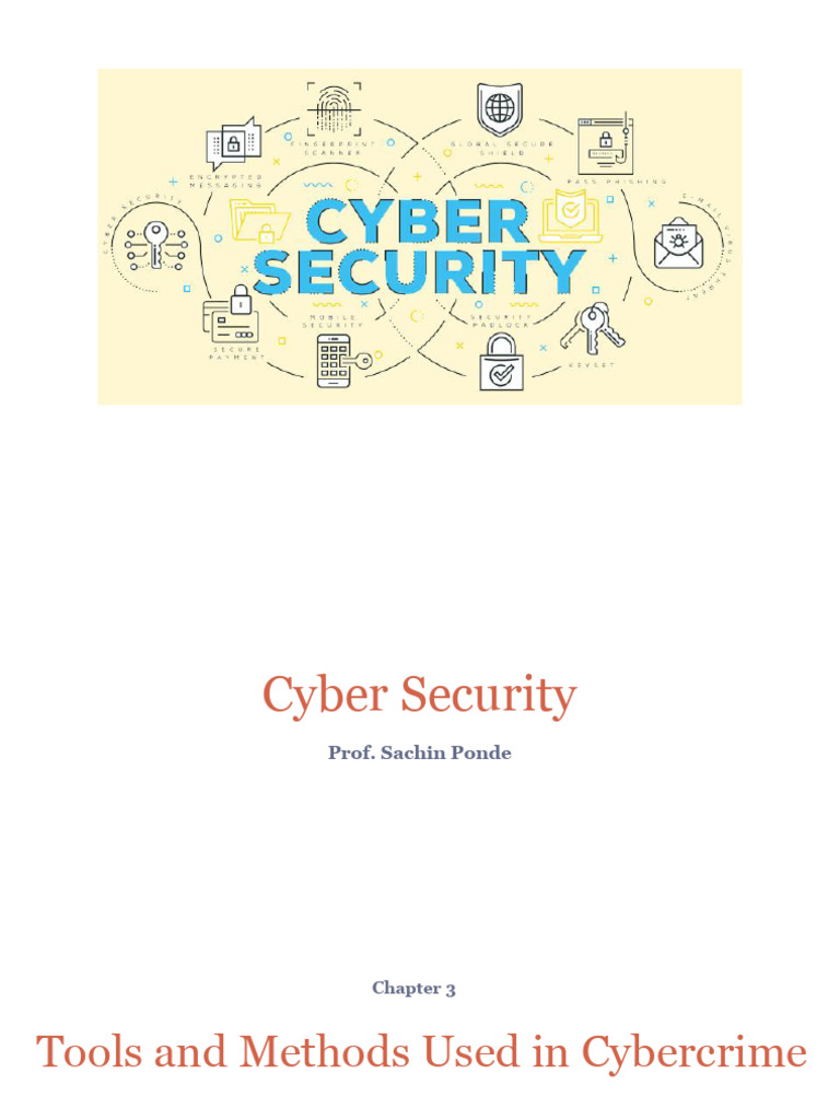 Unit-3 - Tools and Methods Used in Cybercrime | PDF | Denial Of Service Attack | Malware