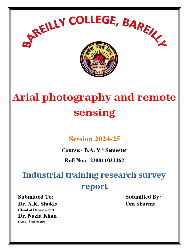 Geography Tour Report: Bareilly Insights | PDF | Social Science ...