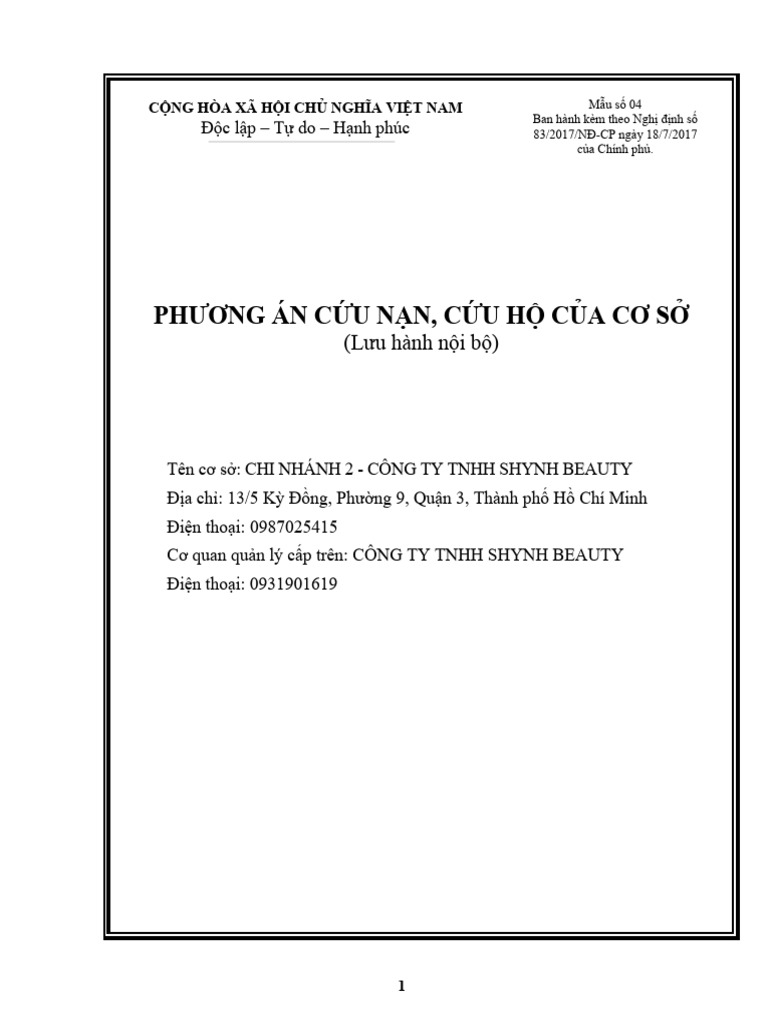 Phuong An CNCH - SB Ky Dong | PDF