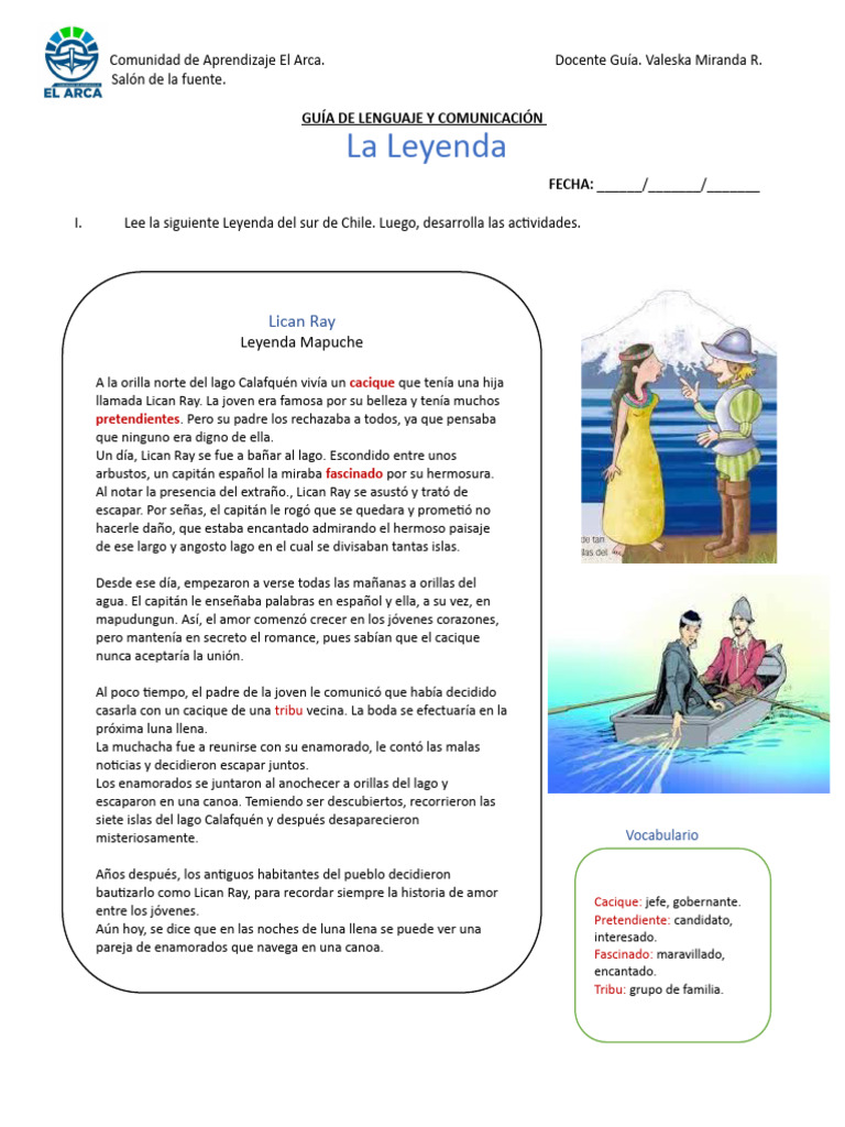 Guía Leyenda Lican Ray | PDF