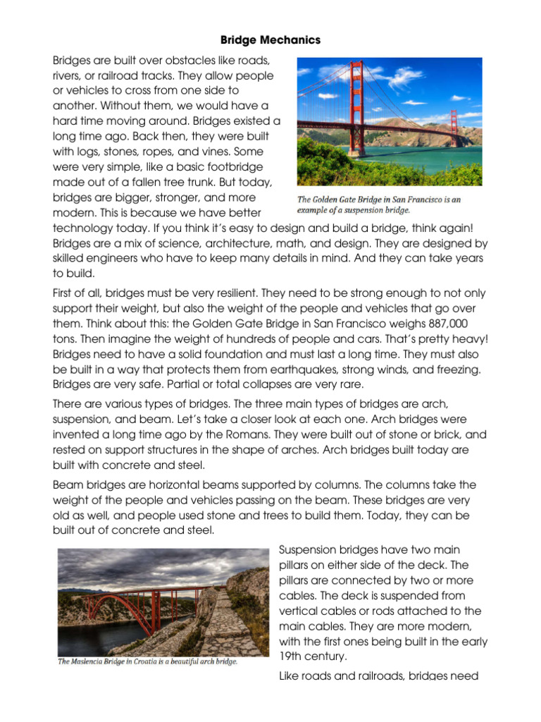bridge-mechanics | PDF | Bridge | Structural Engineering