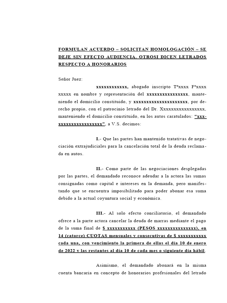 Modelo Presentacion Exp | PDF | Finanzas y dinero | Derecho