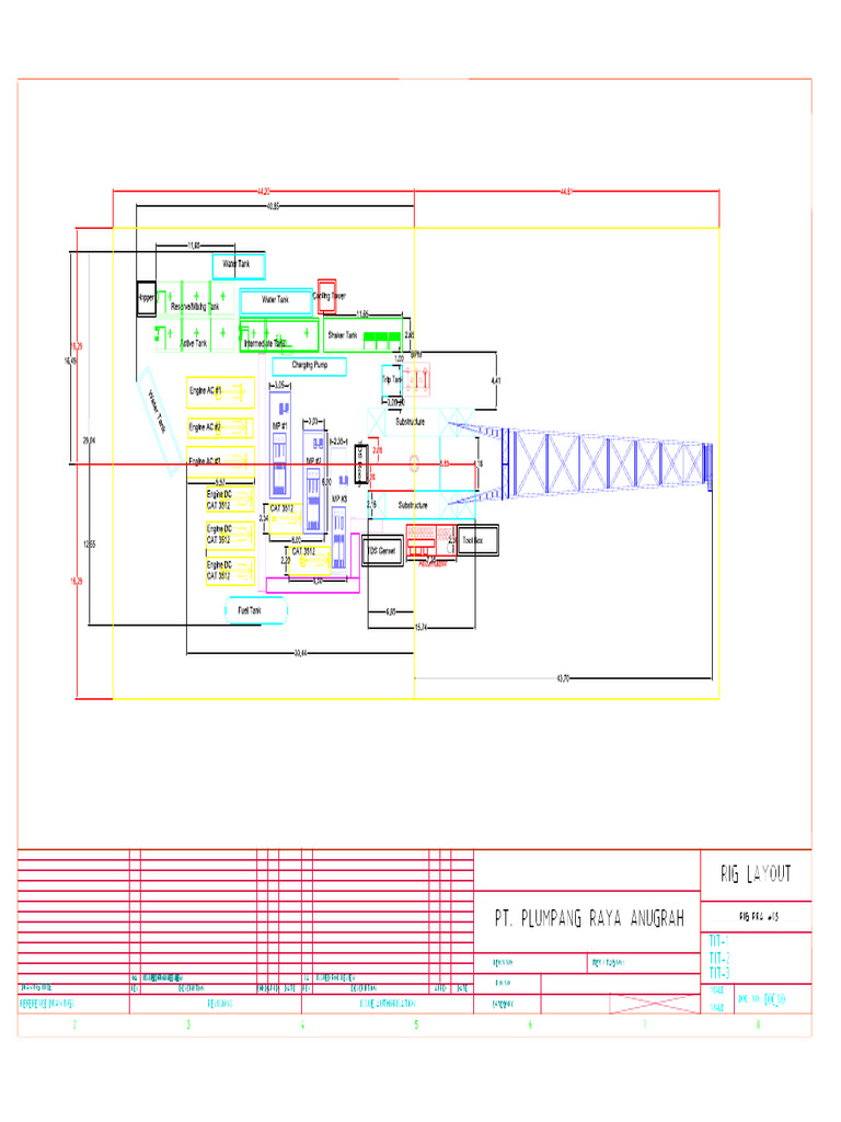 Simulasi Layout Rig PRA-05 19012018 | PDF