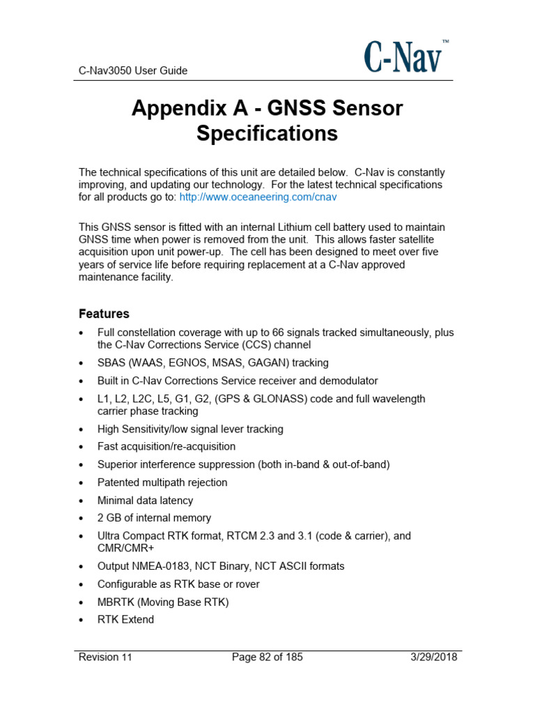 C Nav3050 Specs | PDF | Global Positioning System | Computing