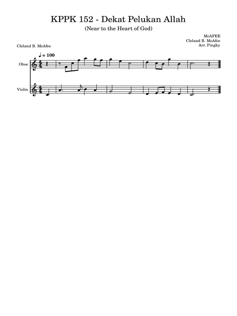 Intro KPPK 152 - Dekat Pelukan Allah | PDF