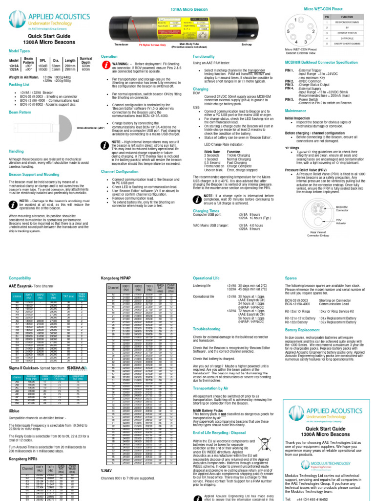 BCN 1319a 8001-3-1300a Series Quick Start Guide Duplex A3 | PDF ...