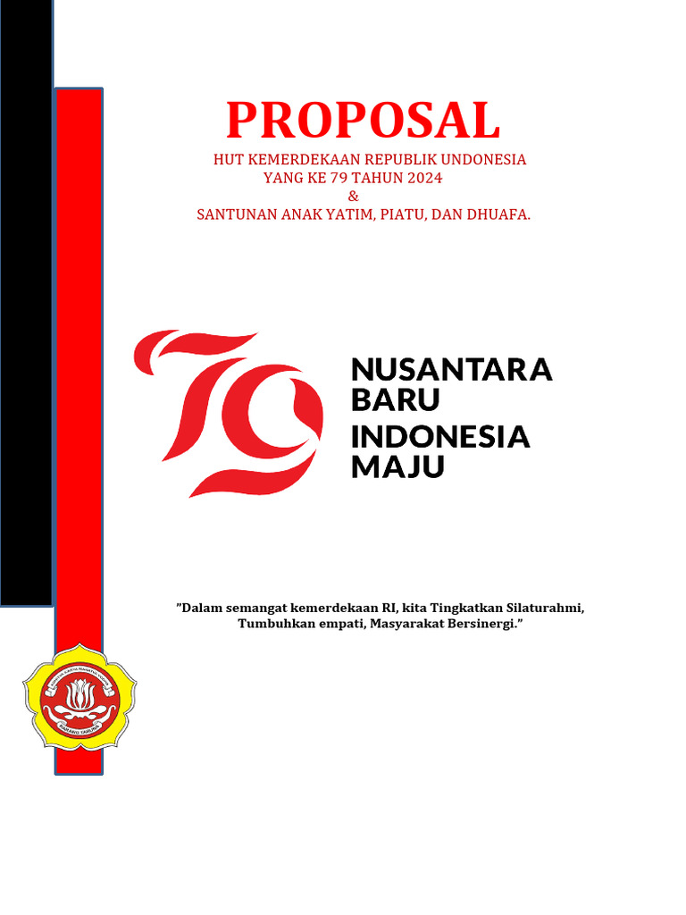 Proposal HUT RI ke-79 Tapos 2024 | PDF | Perjalanan | Griya & Taman