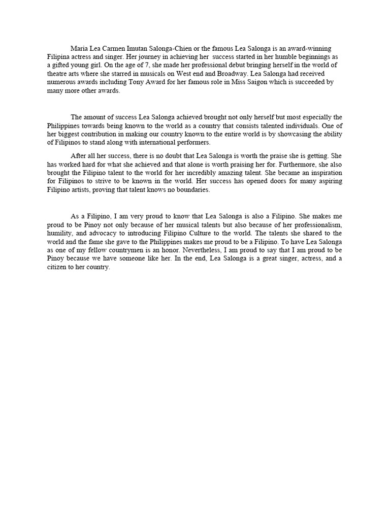 Who-is-Lea-Salonga | Download Free PDF | Performing Arts