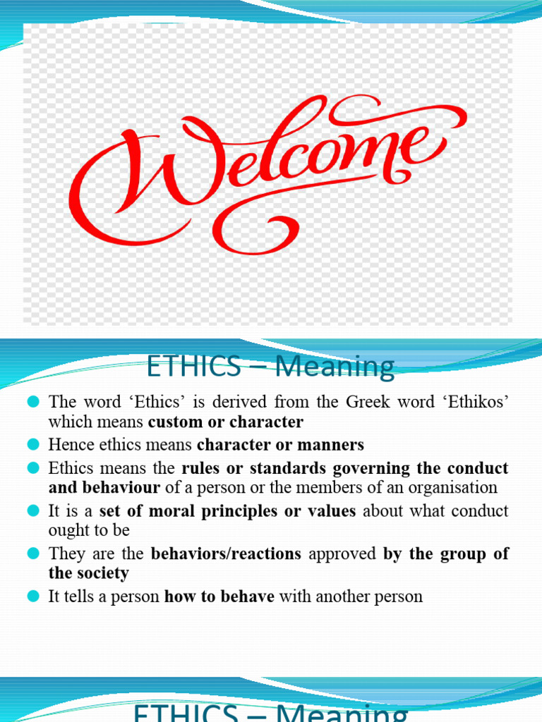 Ethics Introduction | PDF | Morality | Psychology