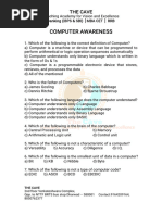 Grade 8 Computer Studies End of Term 1 Test | PDF | Computer Hardware ...