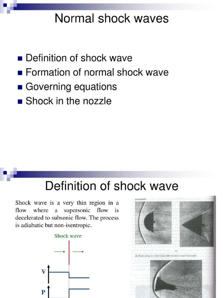 Gas Dynamics - Normal Shock Waves | PDF
